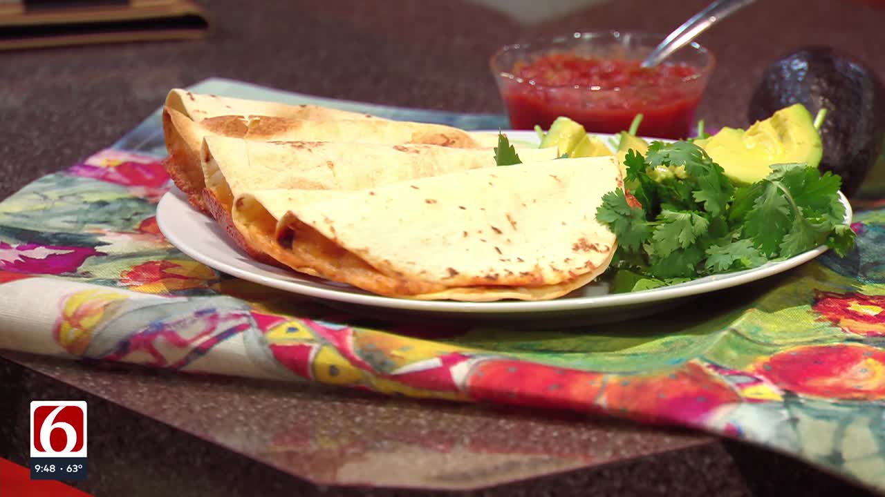 Sheet Pan Cheese Quesadillas