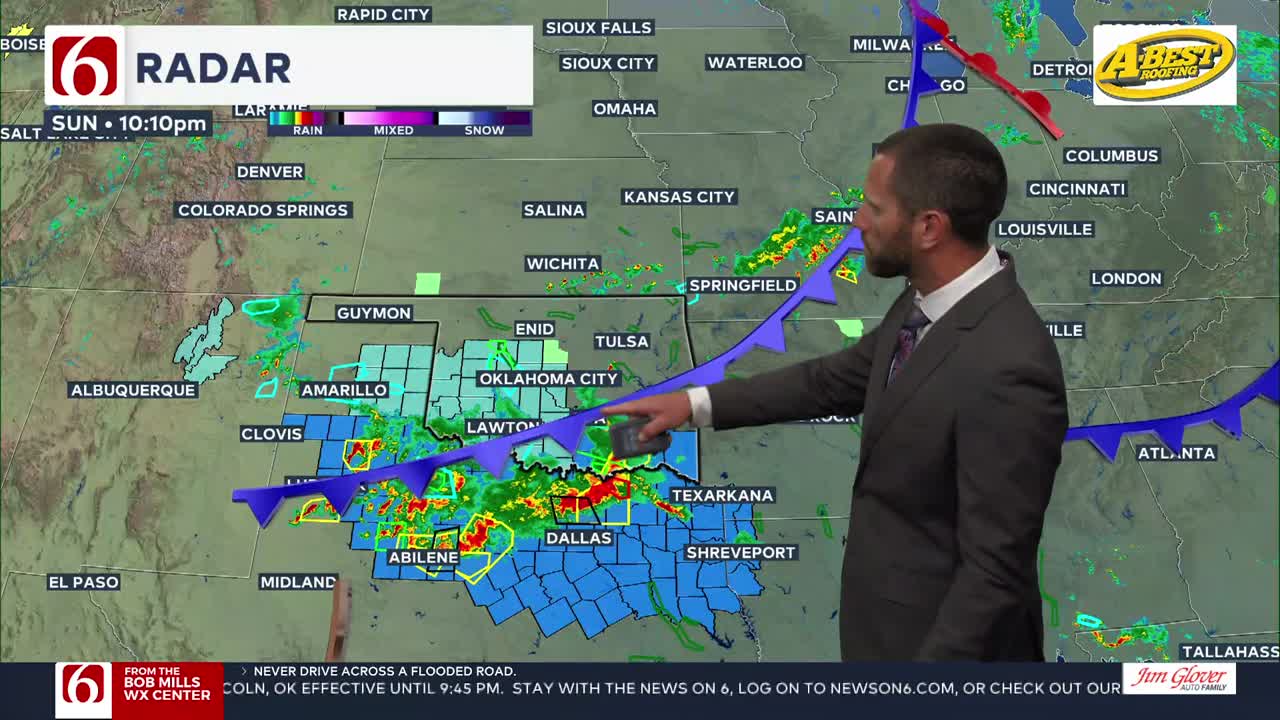 Overnight Forecast For Sunday With Aaron Reeves