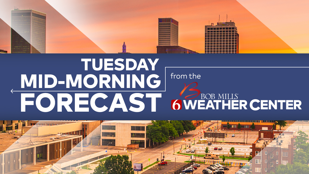 Alan Crone's Tuesday mid-morning forecast