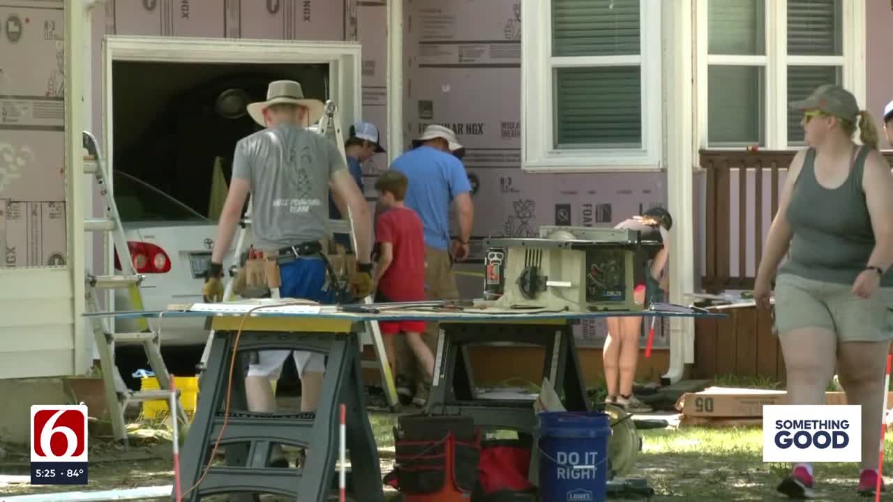 'Bring kindness to people:' Students from across Oklahoma repair Tulsa ...