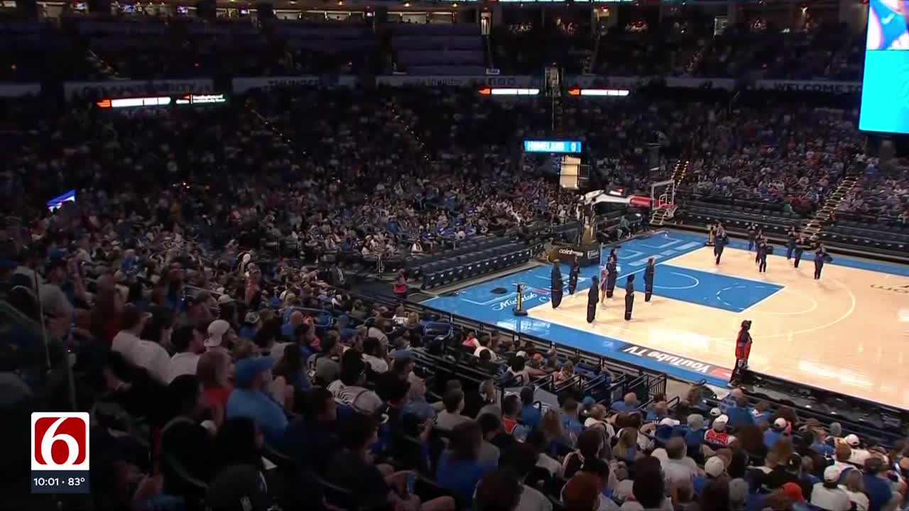 OKC Thunder fans pack Paycom Center for Game 6 watch party
