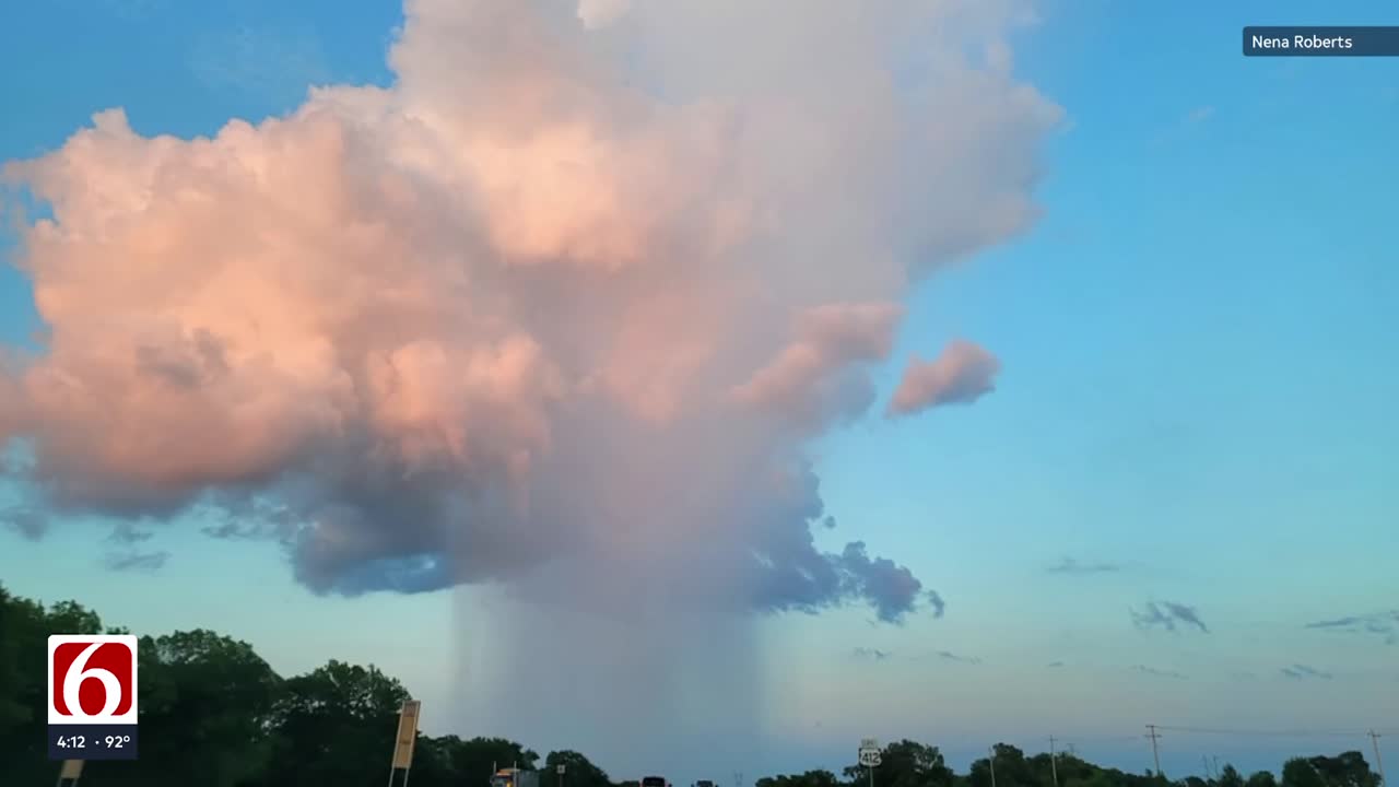 What is a pop-up storm? Viewers capture sudden showers, illuminating ...