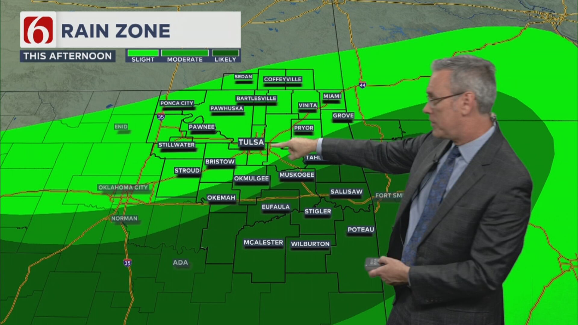 Tulsa Weather: morning showers ending before additional afternoon ...