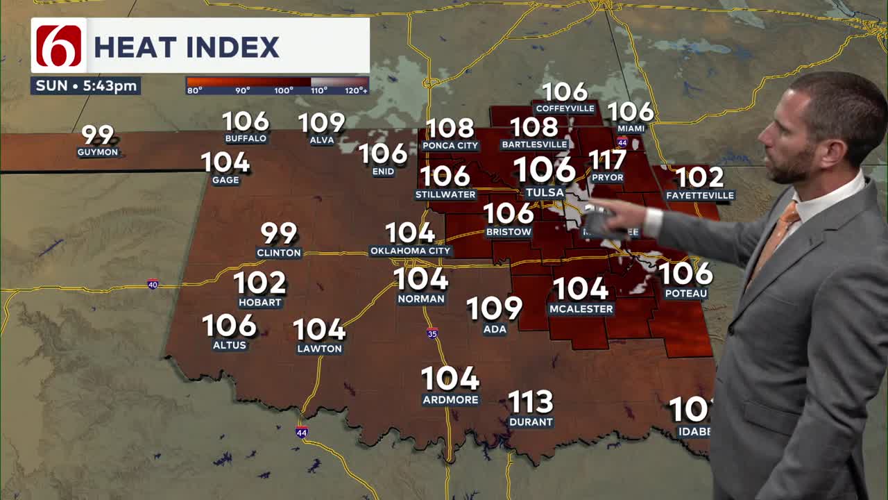 Aaron Reeves' Sunday evening forecast