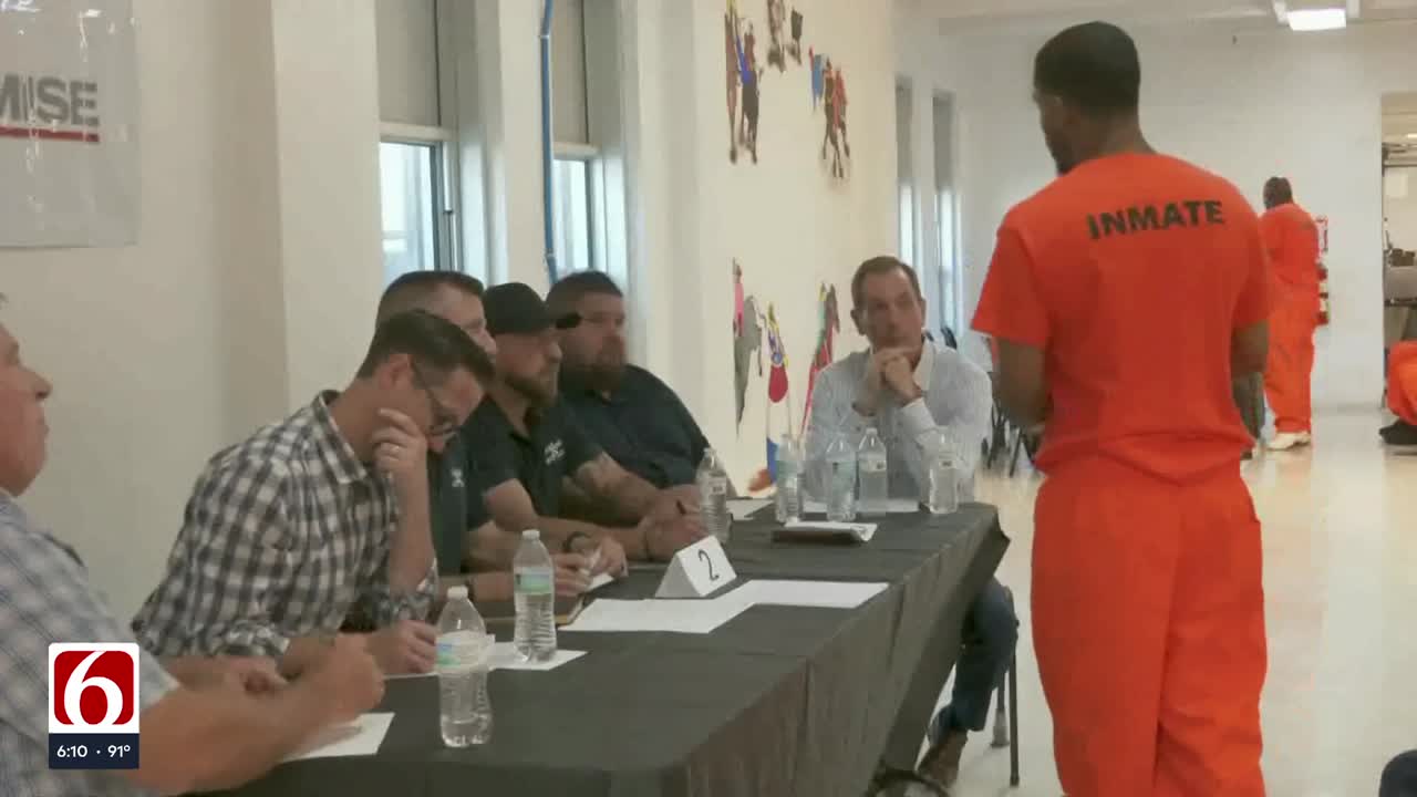 Prison inmates pitch business ideas at Oklahoma’s first “Shark Tank" event