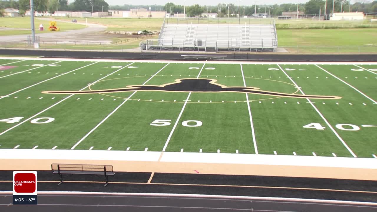 Inola plays in new stadium after national competition win