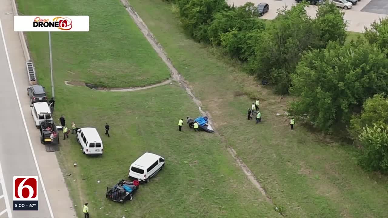 Oklahoma governor's office: Tulsa homeless sweep will continue for 'as ...