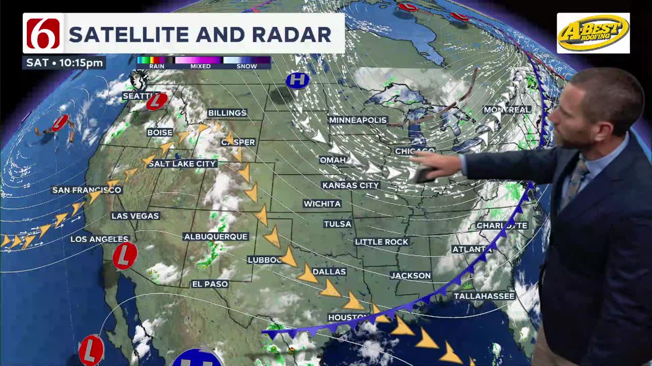 Aaron Reeves' Saturday overnight forecast
