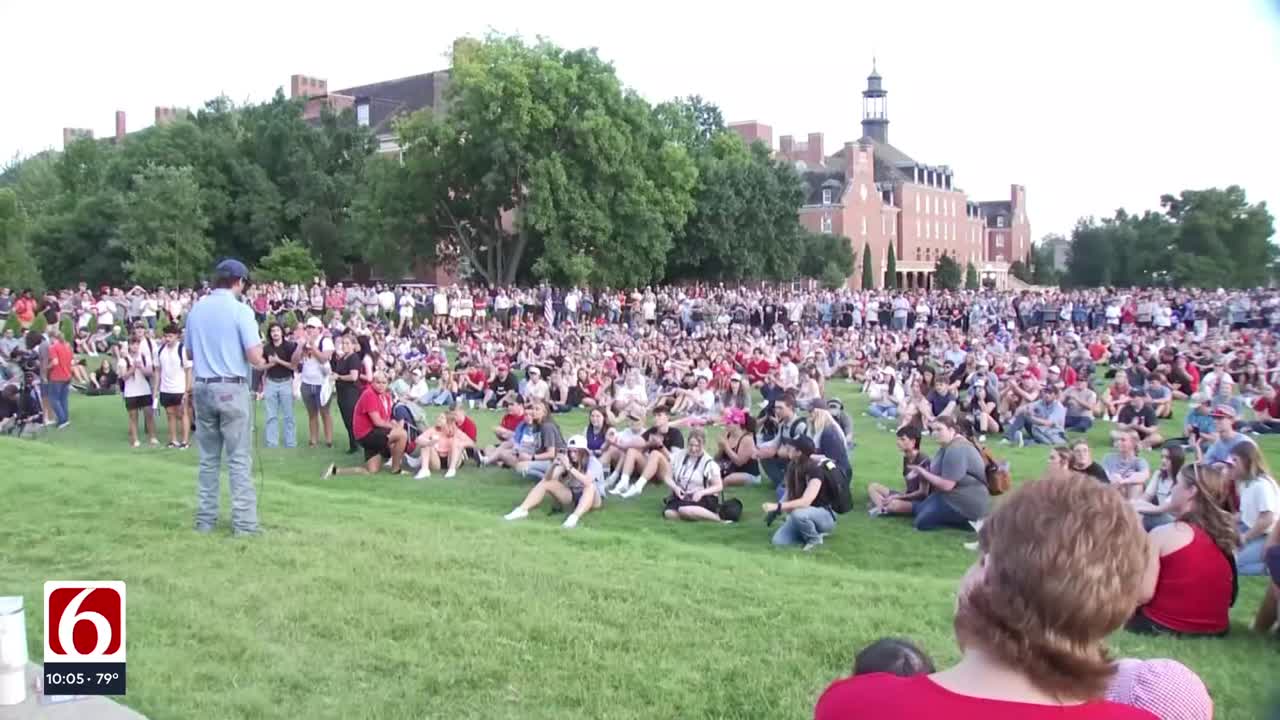 OSU students hold memorial for conservative activist Charlie Kirk