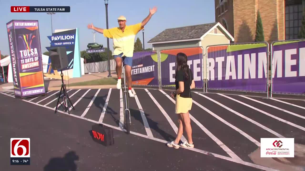 Groovy Guy's mesmerizing feats turn Tulsa State Fair into laughter carnival