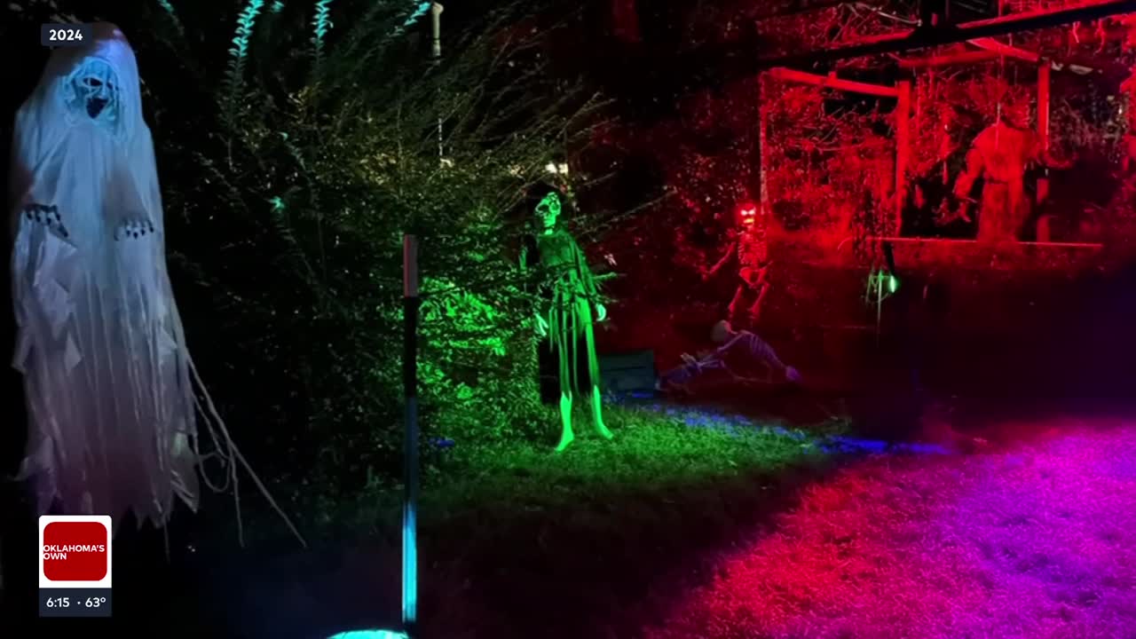 Tulsa resident's backyard Halloween haunt thrills for 15th year